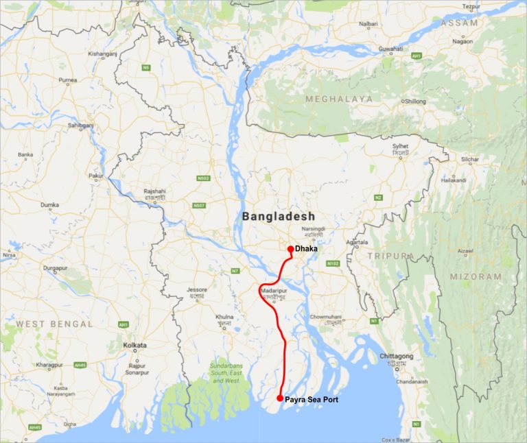 240 Km Railway Link between Dhaka and Payra Port in Bangladesh ...
