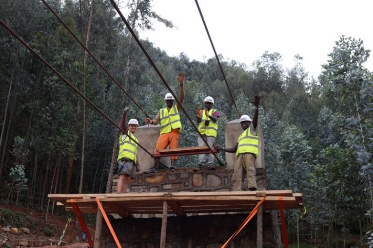 COWI Engineers build 60m footbridge for local community in Rwanda ...