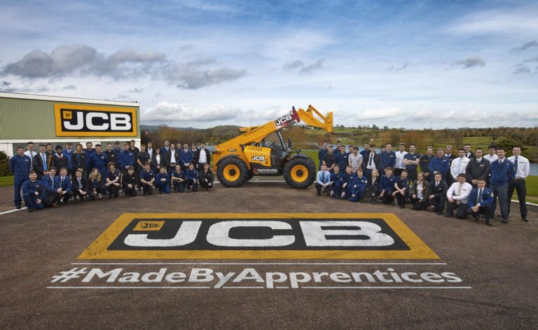 JCB Apprentices build one-of-a-kind Loadall to mark National Apprentice ...