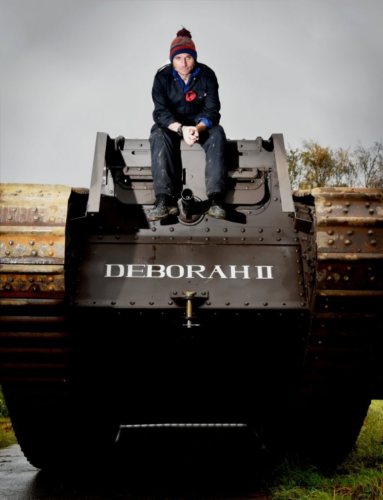 JCB Team helps Guy Martin reproduce WW1 Tank as a tribute to the ...