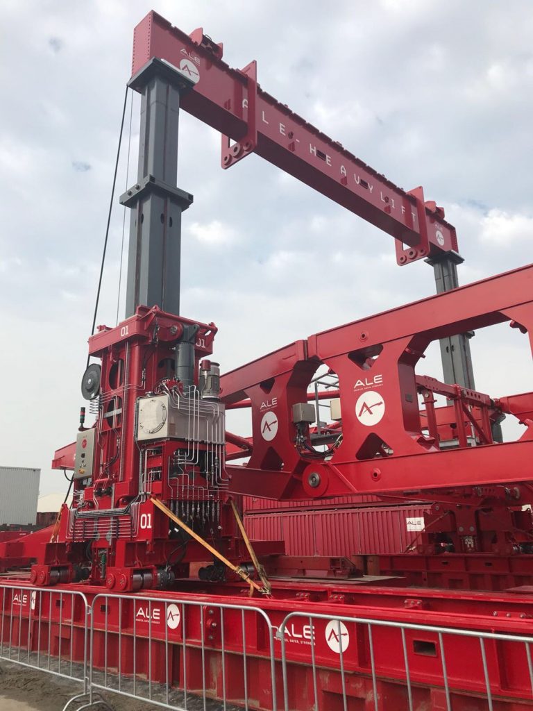 ALE Heavylift invests in new hydraulic gantry lift system - Highways Today