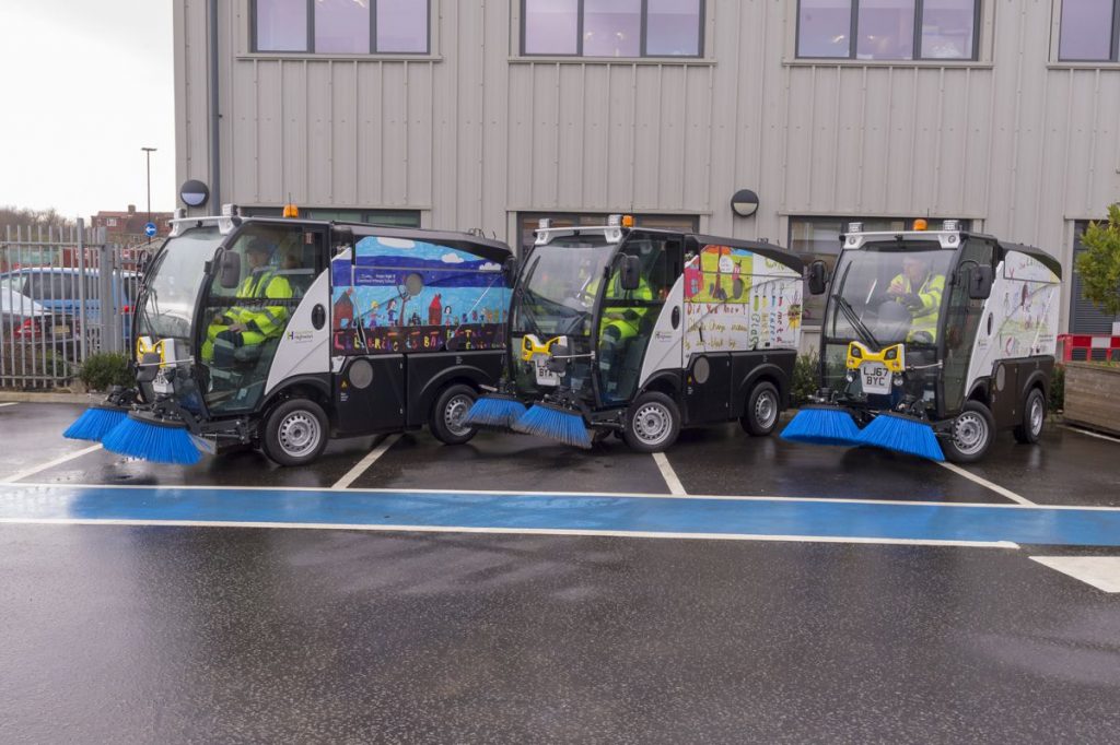 Ringway Hounslow Highways unveils Road Sweeper Fleet with designs by ...