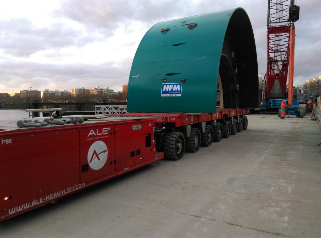 Transportation of components using SPMT - Highways Today