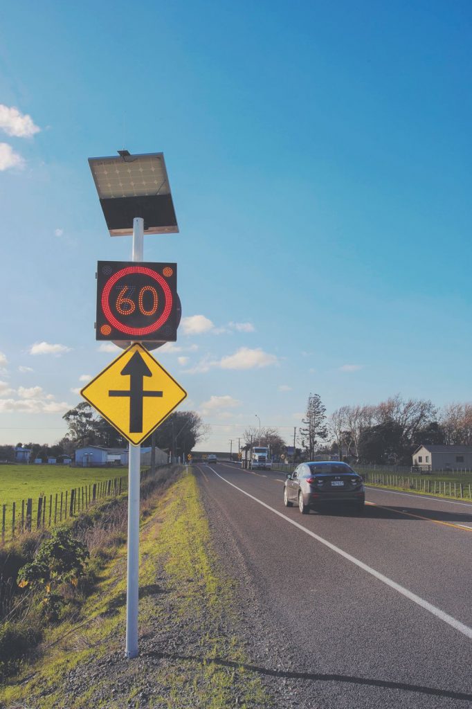 Innovative speed signs coming to New Zealand's Waikato intersections ...
