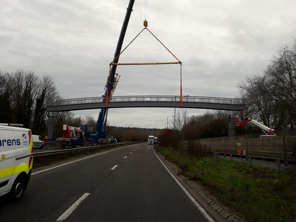 Highways England reopens A404 near Marlow following bridge installation ...