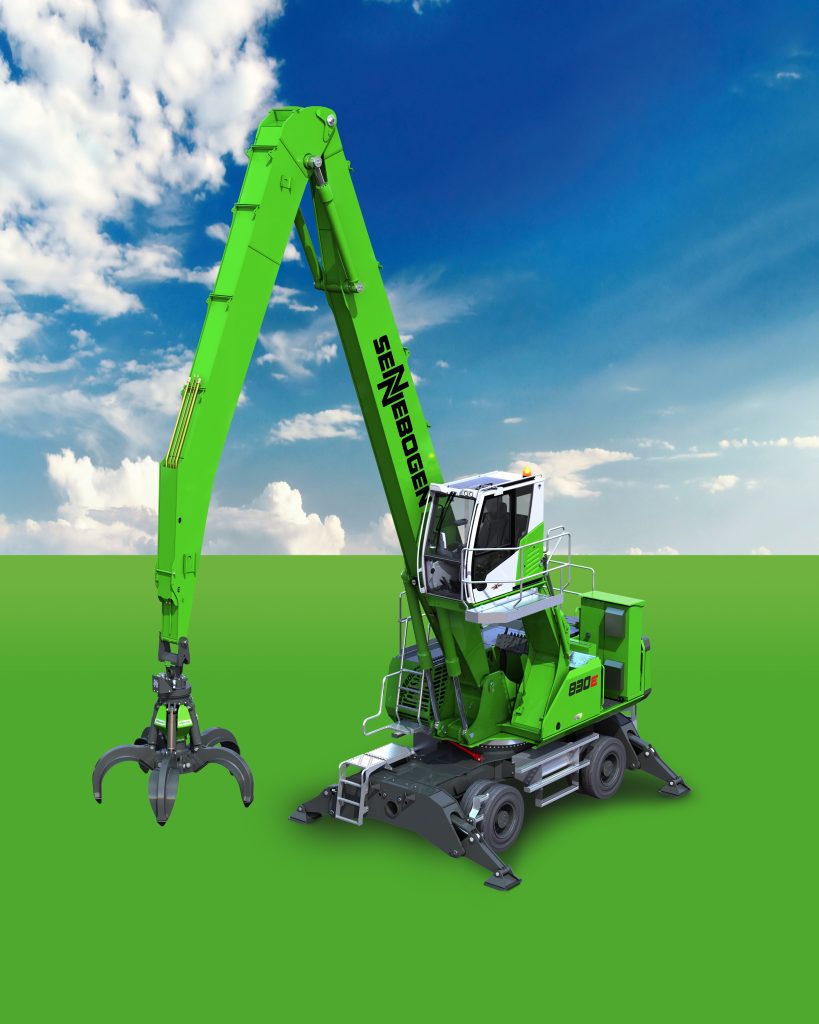 SENNEBOGEN 830E electric material handler delivers efficiency and ...