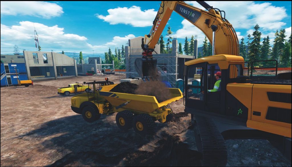 Tenstar Simulations showcasing their World of Simulation at CONEXPO ...