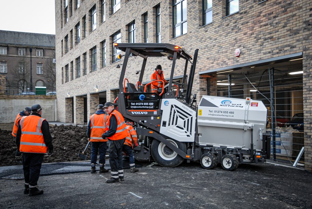 Excel Surfacing paves the way with a Volvo P2870D compact wheeled paver ...