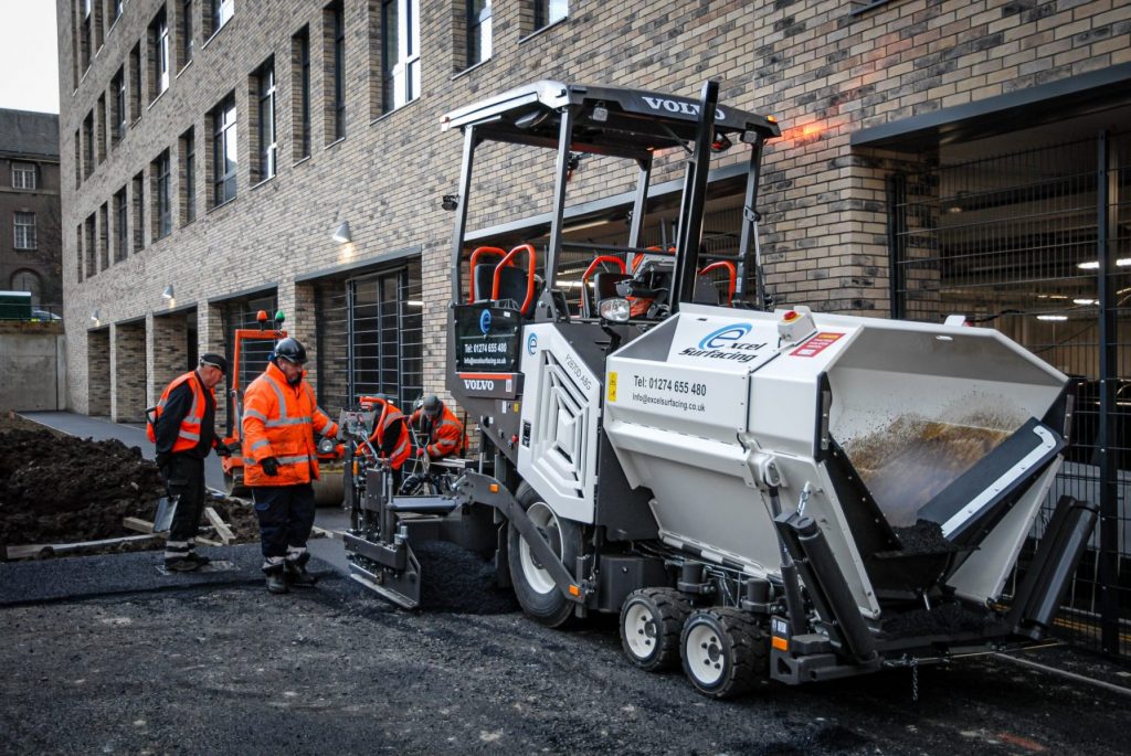 Excel Surfacing paves the way with a Volvo P2870D compact wheeled paver ...