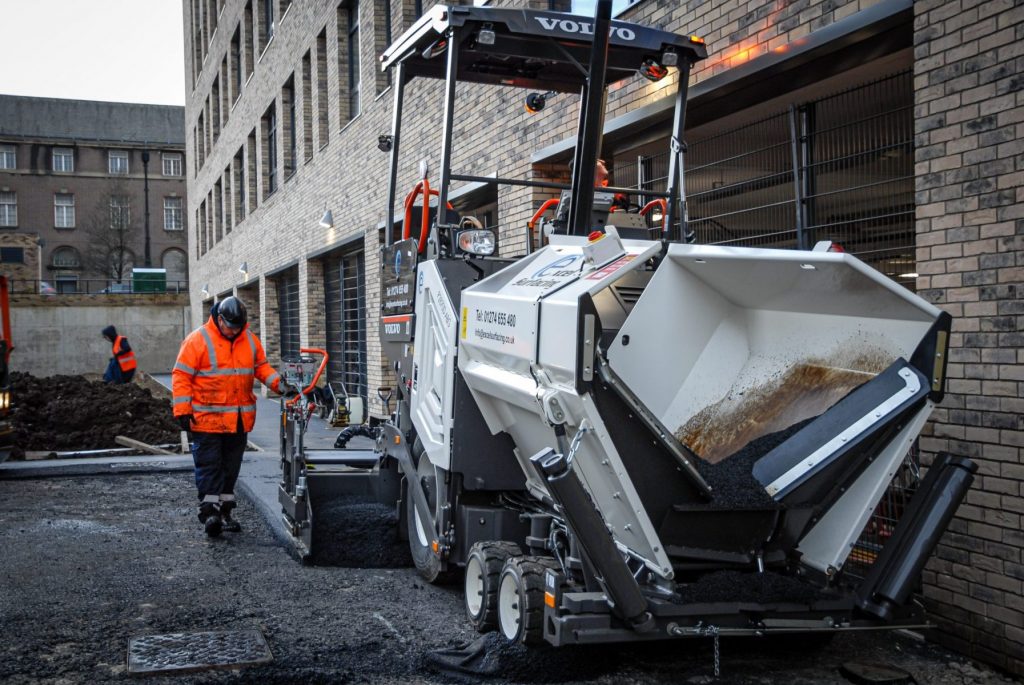Excel Surfacing paves the way with a Volvo P2870D compact wheeled paver ...