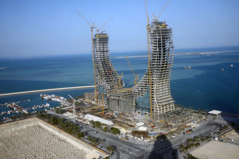 Doka Climbing Formwork at the core of Katara Towers - Highways Today