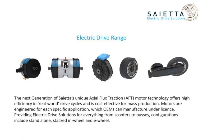 Global demand for Saietta electric motors drives expansion with new ...