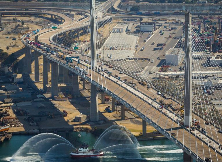 Iconic new Bridge opens today in Long Beach, California - Highways Today