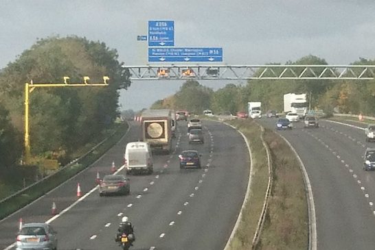 M56 Motorway upgrade starts near Manchester - Highways Today