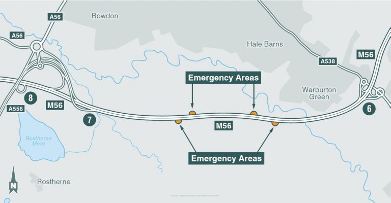 M56 Motorway upgrade starts near Manchester - Highways Today