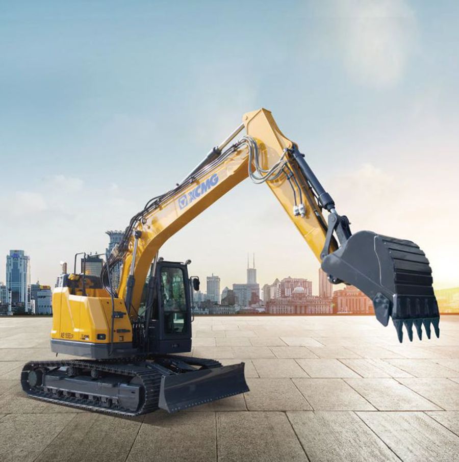 All new XCMG XE155ECR mid-sized Hydraulic Excavator features stage V ...