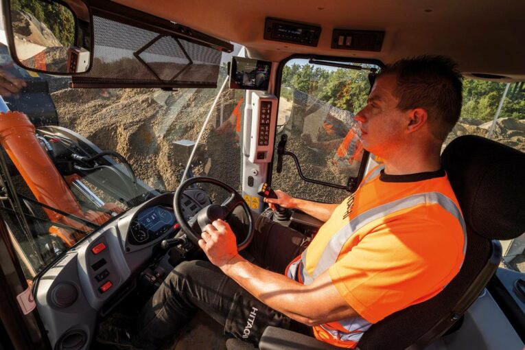 Hitachi's new ZW180-7 small wheel loader puts you in control - Highways ...