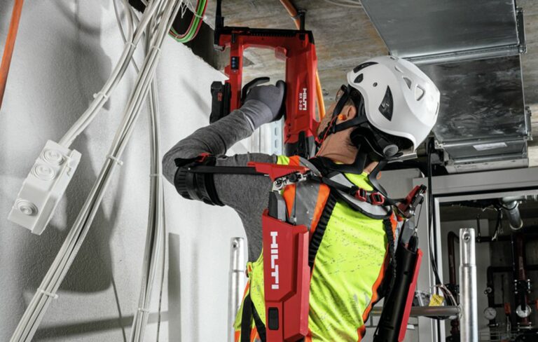 Hilti upgrades their innovative EXO-S Exoskeleton - Highways Today