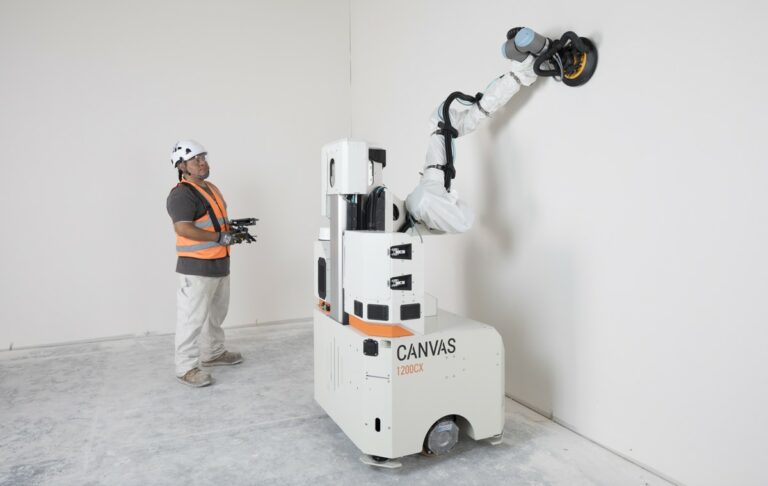 Canvas announces world's first Drywall Finishing Robot - Highways Today