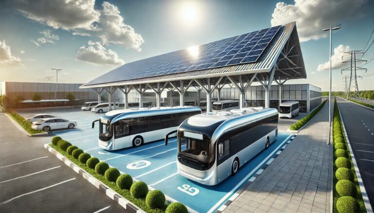 Transforming Electric Bus Depots into Energy Powerhouses - Highways Today